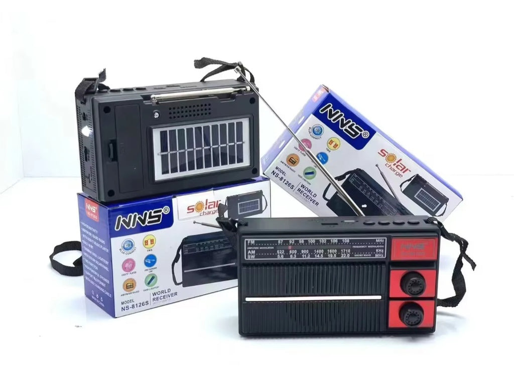 Radio tranzistor NNS-NS-8126s solarni radio – MEGA-SHOP.RS