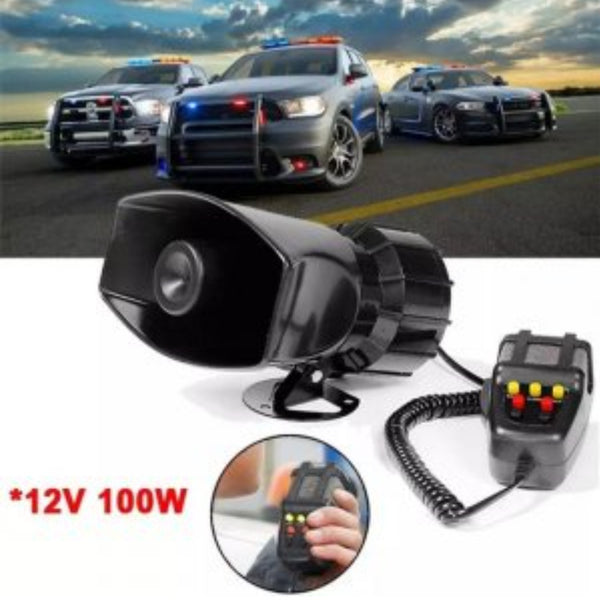 Auto sirena sa mikrofonom 12v - Auto sirena 100w – MEGA-SHOP.RS