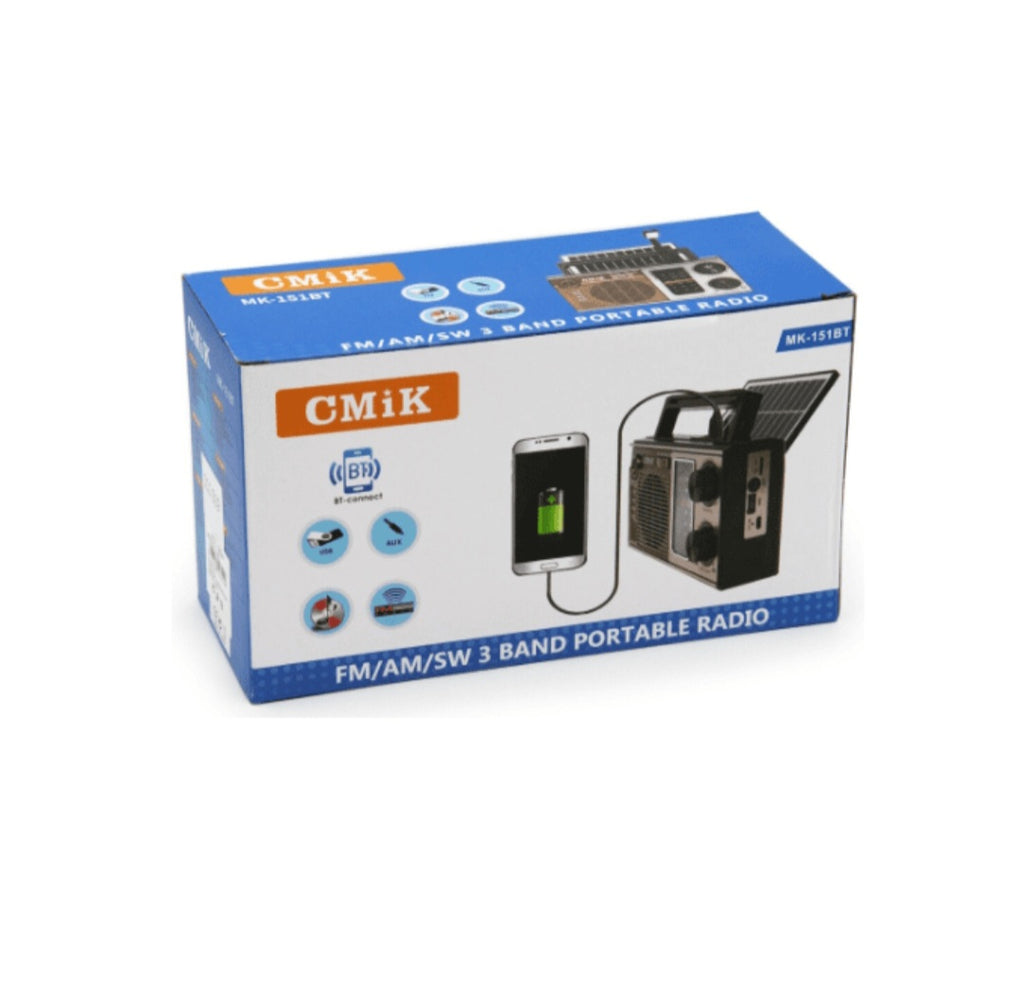 Solarni radio tranzistor CMIK MK-151BT – MEGA-SHOP.RS
